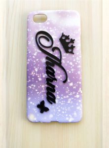 Customized Name 4D Acrylic Mobile Covers - Tohfa Laya