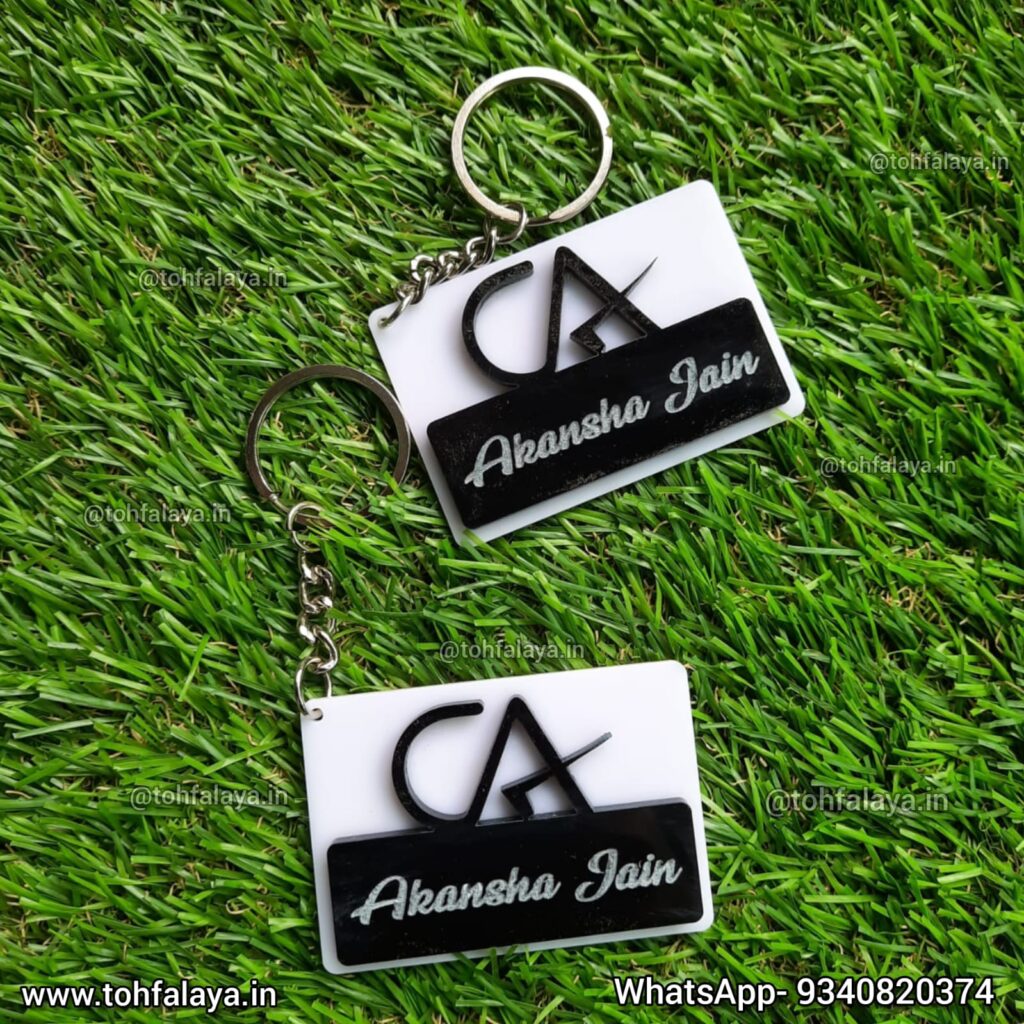 Personalized Acrylic Name Plate for CA(Chartered Accountant) - Tohfa Laya